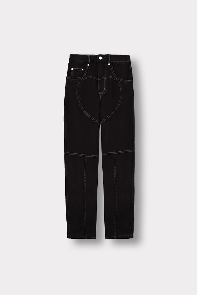 Women's Heart Tapered Denim Jean | HERMAN&CO – Herman&Co
